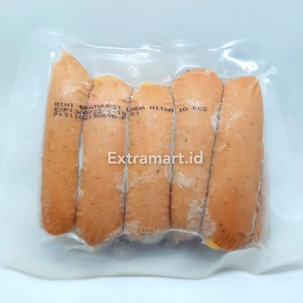 Jual Sosis PREMIUM Bratwurst sapi BLACKPEPPER Baso Karawaci Sosis ...