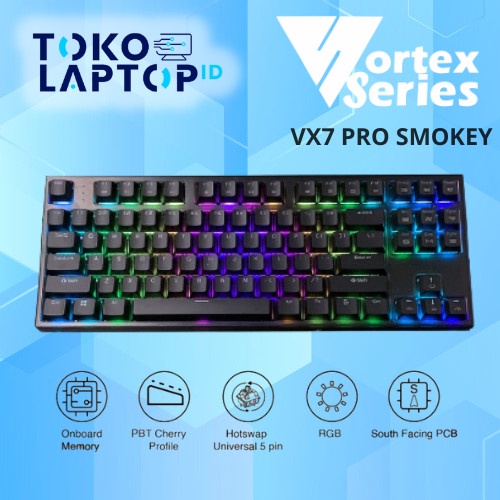 Jual VortexSeries VX7 Pro Smokey Black Edition Mechanical Gaming ...