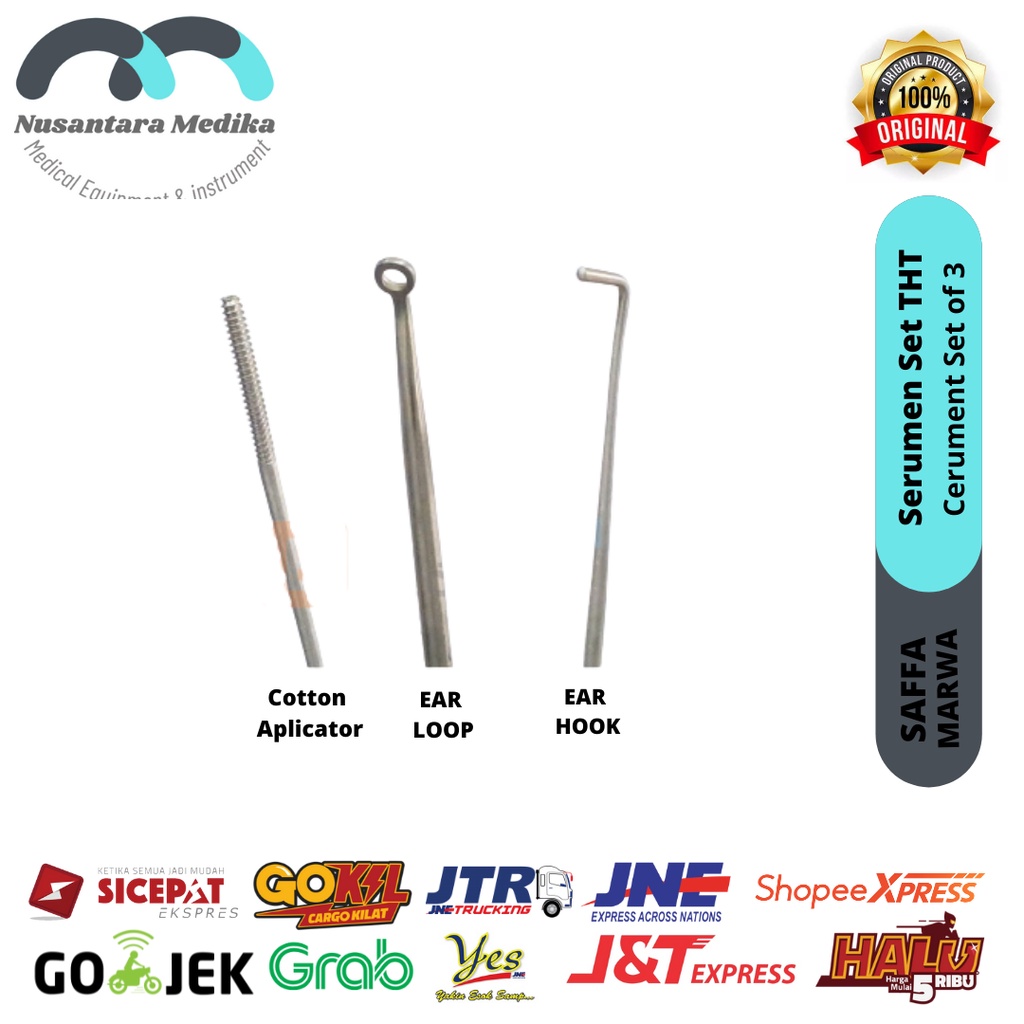 Jual Cerumen Set Of 3 Serumen THT Cerument Hook set of 3 | Shopee Indonesia
