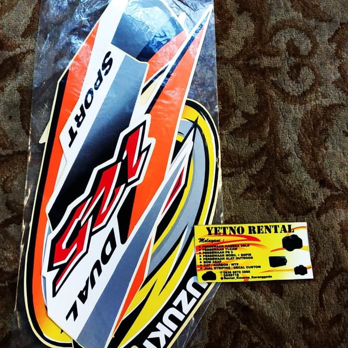 Jual Striping Suzuki Ts 125 Sticker stiker Suzuki Ts | Shopee Indonesia