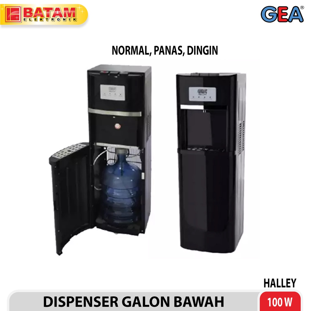 Jual GEA Halley Dispenser Galon Bawah HOT COOL NORMAL LOW Watt | Shopee ...