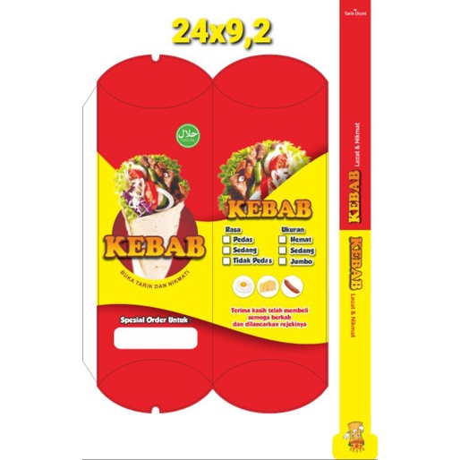 Jual Kertas,kebab/Bungkus,kebab/Packing,kebab/wadah,kebab | Shopee ...