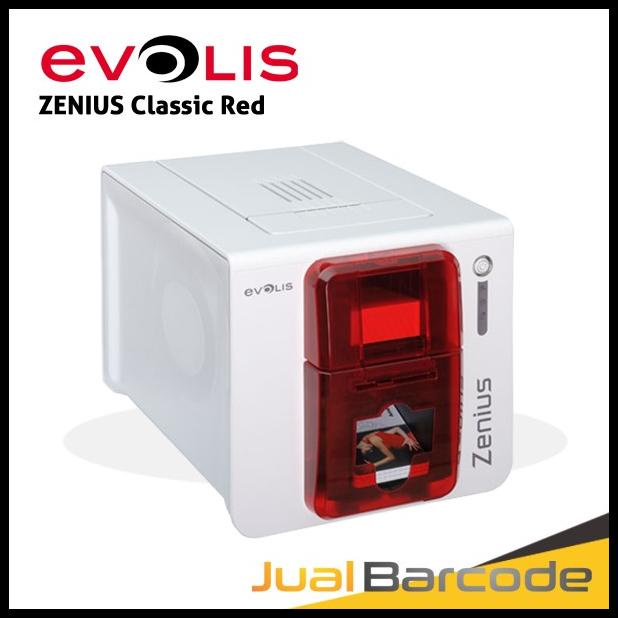 Jual Id Card Printer Evolis Zenius Classic Red | Cetak Kartu Id Single Side | Shopee Indonesia