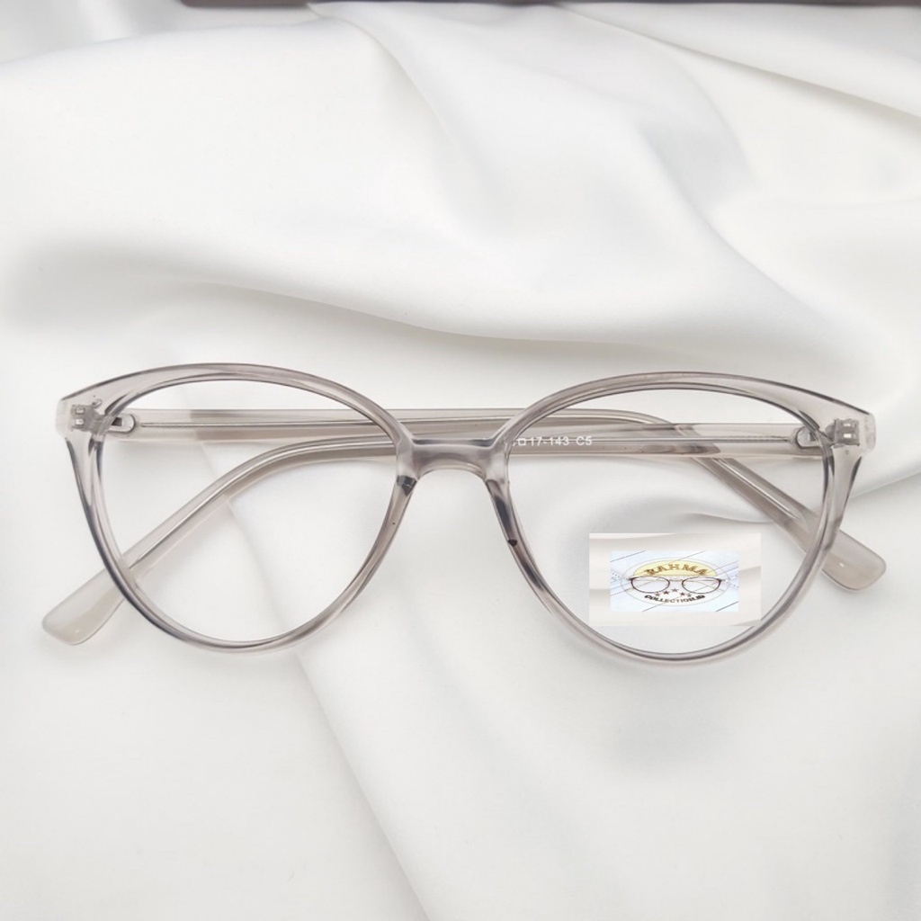 Jual FRAME KACAMATA WANITA CEWEK CAT EYE 608 LENSA MINUS PLUS CYLINDER ANTI RADIASI BLUERAY ...