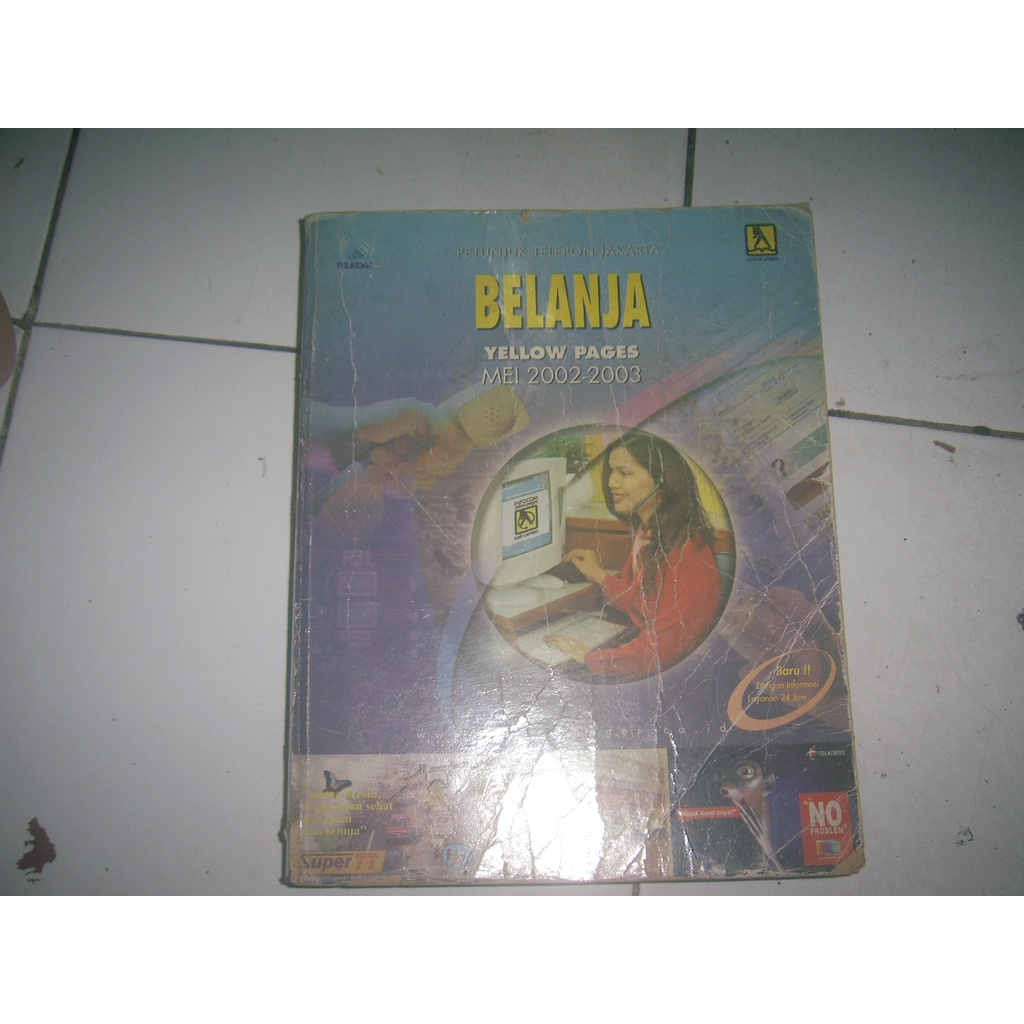 Jual YELLOW PAGES/BUKU TELEPON/PETUNJUK TELEPON JAKARTA BELANJA 2002 ...