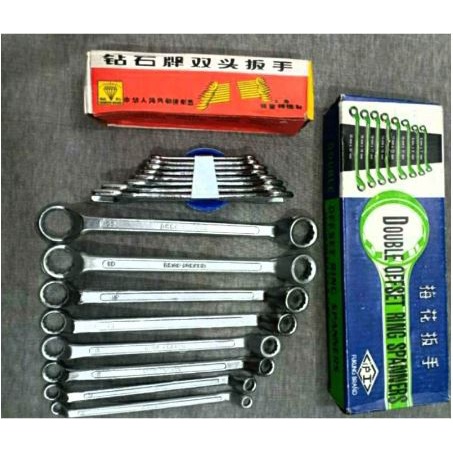 Jual Paket Promo Kunci Ring Fukung 8 Pcs dan Kunci Pas Set 8 Pcs Diamon | Shopee Indonesia