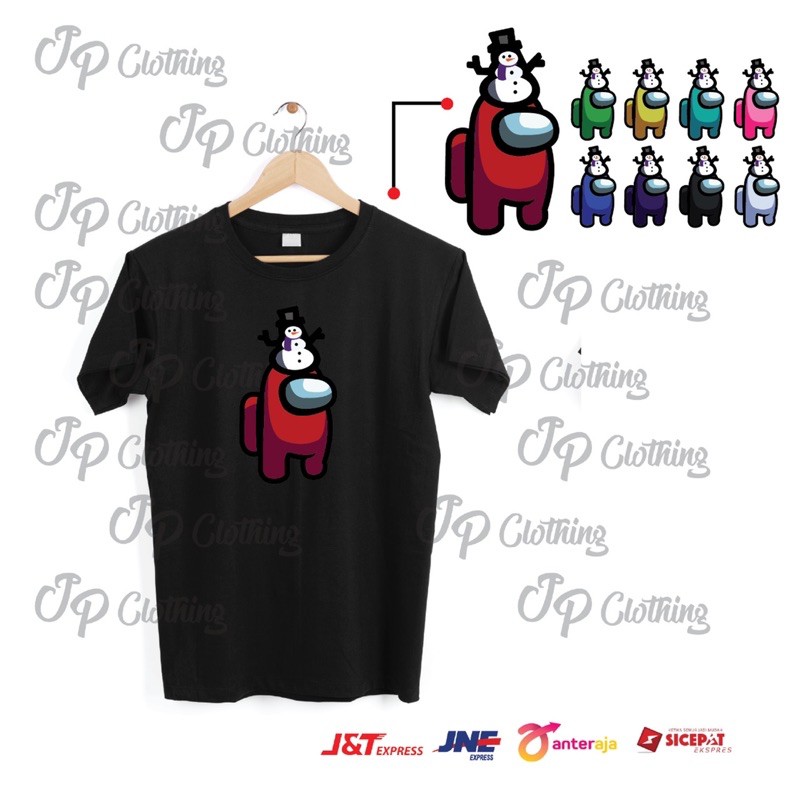 Jual KAOS AMONGUS TOPI SNOW SABLON PRINTABLE SEMI PU COTTON COMBED 30S ...