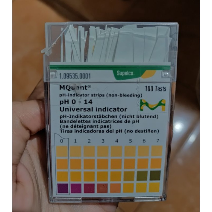 Jual Kertas pH Universal MQuant(38lembar) | Shopee Indonesia