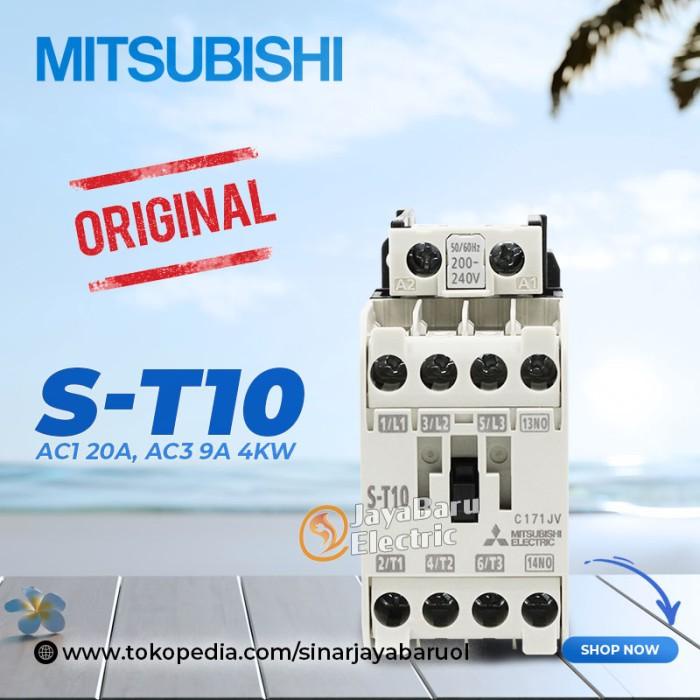 Jual Listrik Kontaktor / Contactor Mitsubishi S-T10 St10 110V 220V 380V Ac Coil | Shopee Indonesia