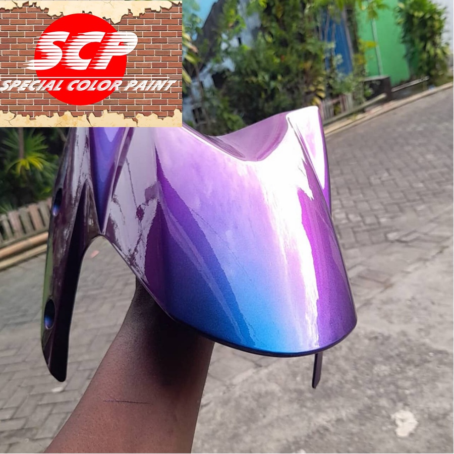 Jual CAT BUNGLON SPECIAL COLOR PAINT BLUE/GOLD/PURPLE(100ml) | Shopee ...