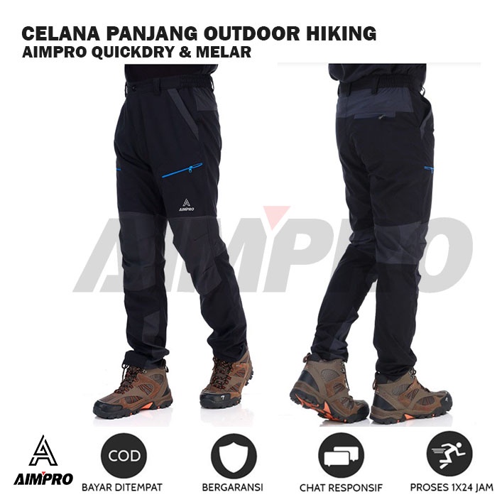 Jual CELANA GUNUNG PANJANG QUICK DRY HIKING STRECH OUTDOOR CELANA TACTIAL PANJANG AIMPRO ...