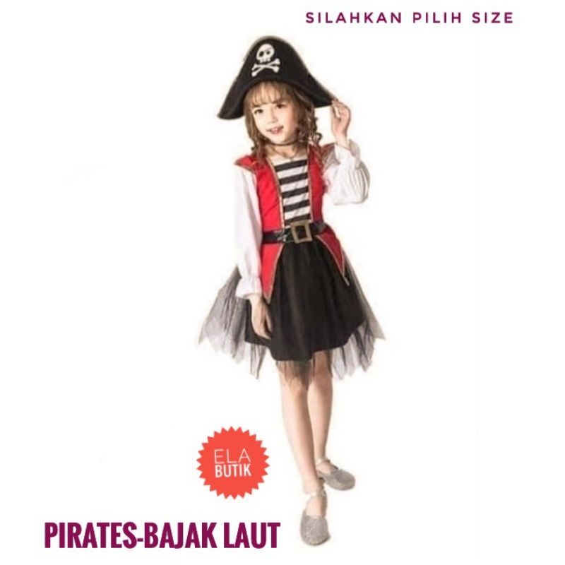 Jual kostum pirates- bajak laut-anak- kostum halloween | Shopee Indonesia