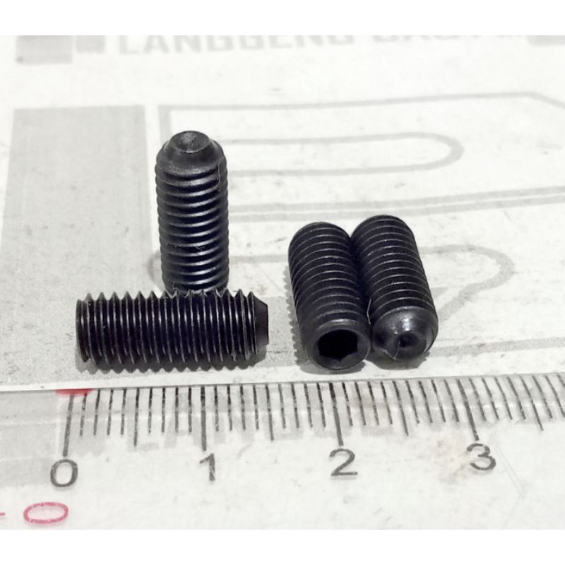 Jual Baut L Tanam M6x15 Baja / L Counter Hitam M6 x 15 kunci L 3 | Shopee Indonesia