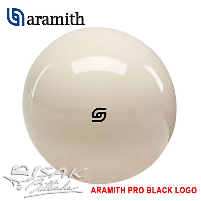 Jual Aramith Pro Cue Ball - 2.3/8" - Black Logo - Bola Biliar Billiard ...