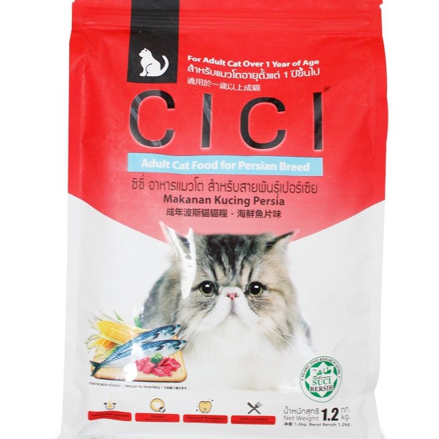 Jual cici dry food makanan kucing 1,2kg | Shopee Indonesia