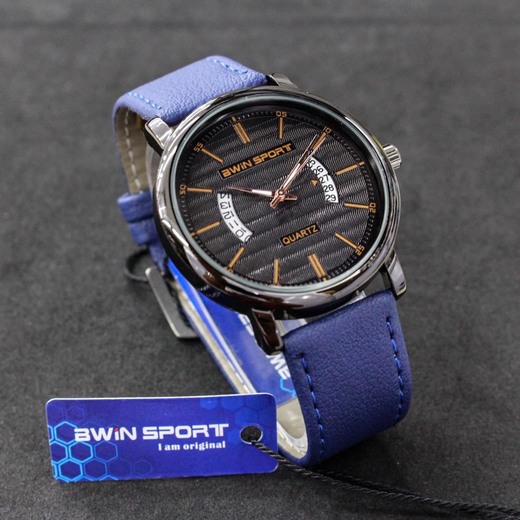 Jual JAM TANGAN CEWEK TALI KULIT BWIN SPORT B631/JAM TANGAN FASHION ...