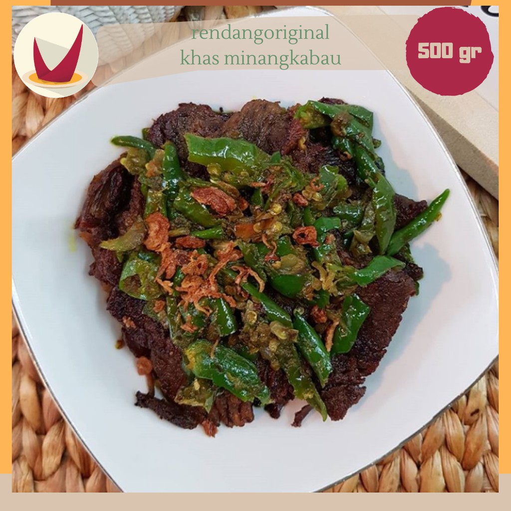 Jual DENDENG DAGING SAPI 500 GR LADO HIJAU ORI KHAS MINANGKABAU ...