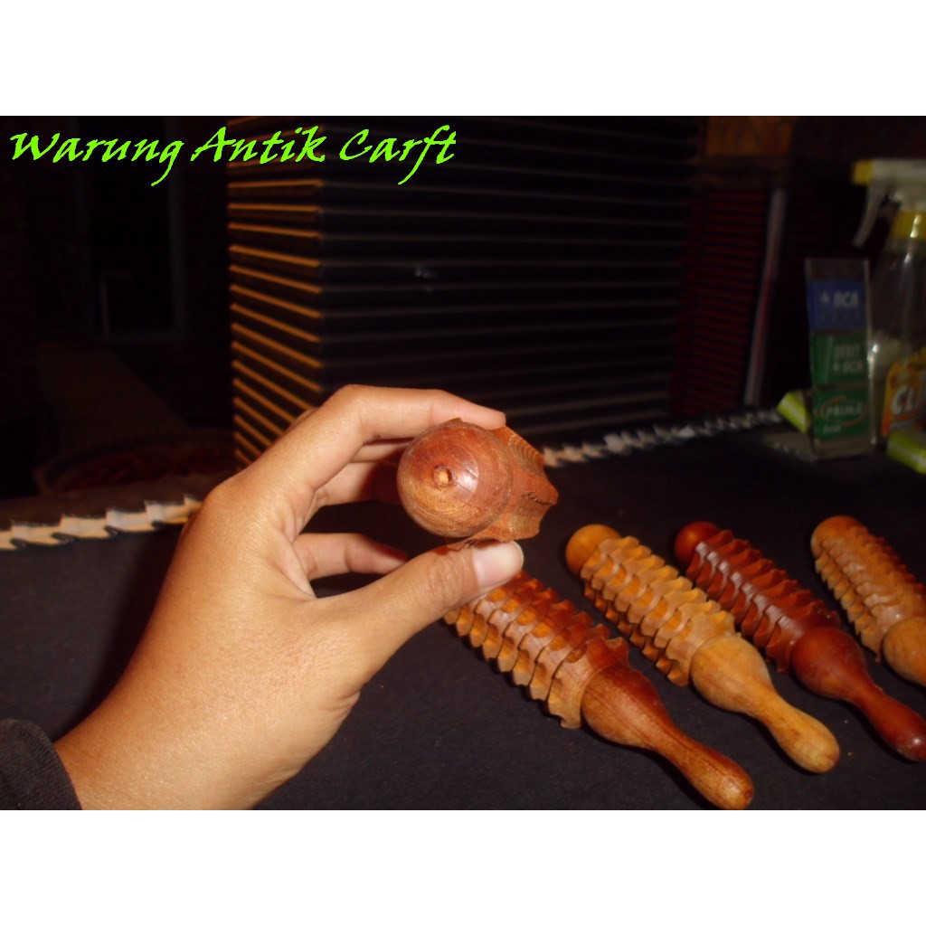 Jual Alat pijat Unik kayu MAHUNI model gerigi 01 WARUNG ANTIK MART ...