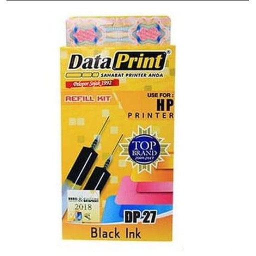 Jual DataPrint DP 27 Tinta suntik Refill for HP - Hitam | Shopee Indonesia