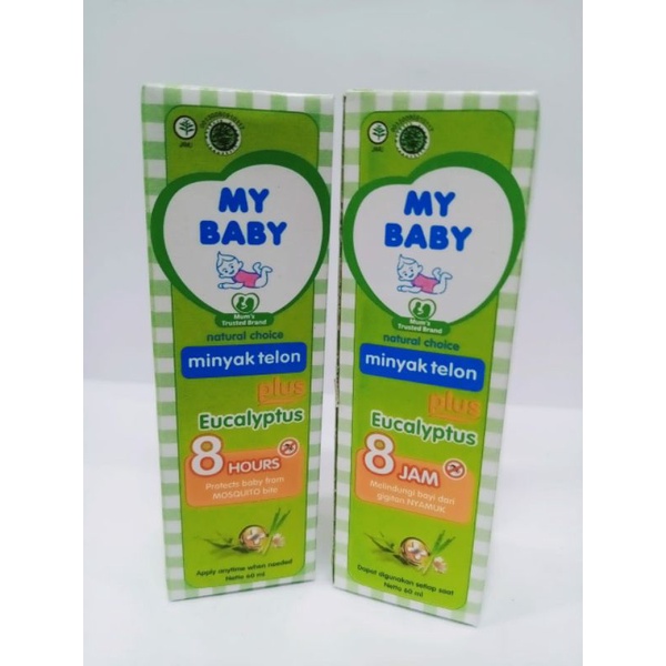 Jual My Baby Minyak Telon Plus Eucalyptus 8Jam 60ml | Shopee Indonesia