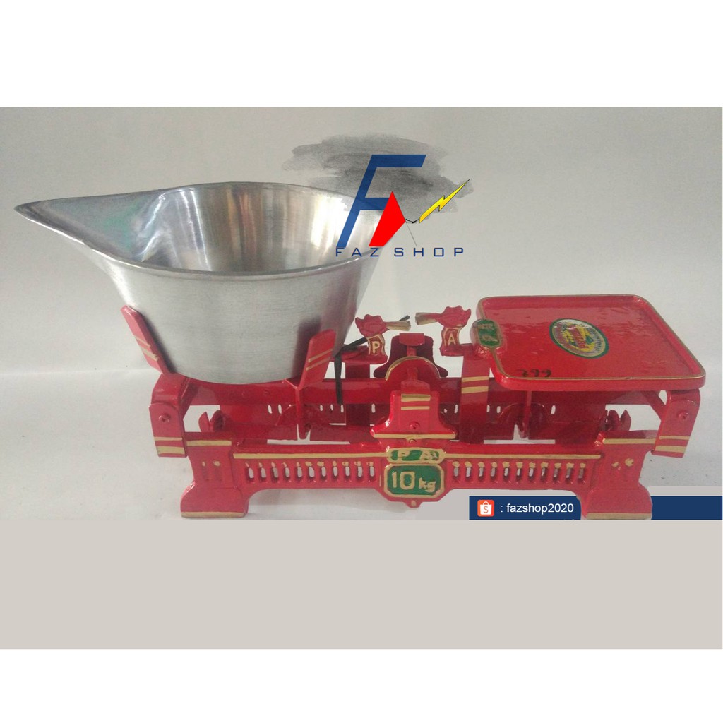 Jual timbangan bebek PA timbangan batu PA 10kg bisa COD + 1 set batu ...