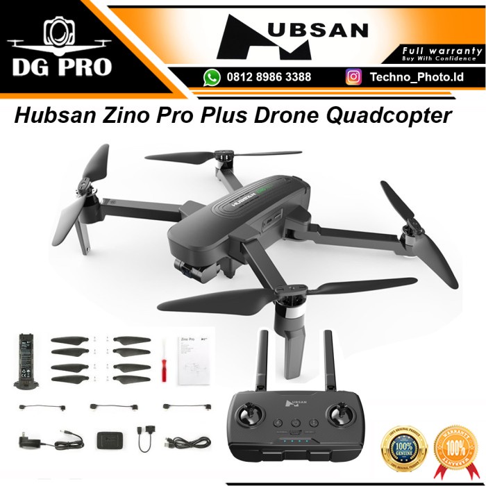 Jual HUBSAN ZINO PRO ULTRA HD 4K FOLDABLE GPS QUADCOPTER DRONE | Shopee ...