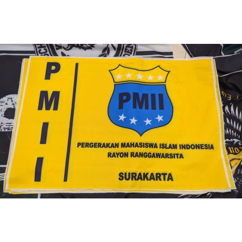 Jual BENDERA PMII PETAKA BIASA UK 85*115 | Shopee Indonesia