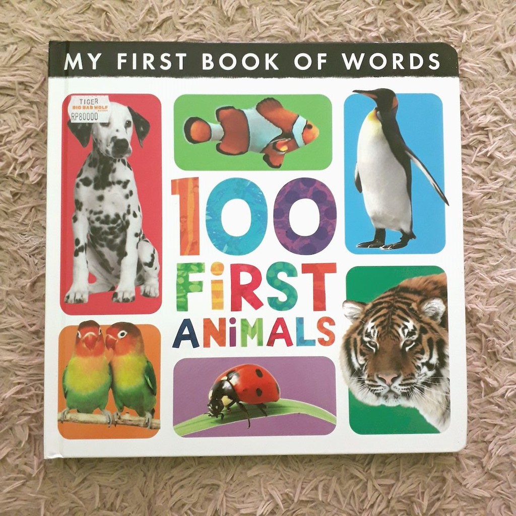 Jual My First Book of Words 100 First Animals Board Book | Shopee Indonesia