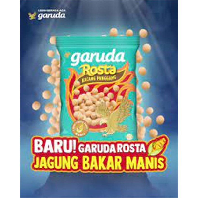 Jual Garuda Rosta Kacang Panggang Jagung Bakar Manis 100 Gram | Shopee ...