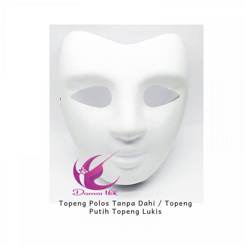 Jual Topeng Polos Topeng Lukis Topeng Putih Topeng Tanpa Dahi V-Tec ...