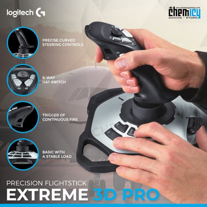 Jual Logitech Extreme 3D Pro Joystick | Shopee Indonesia