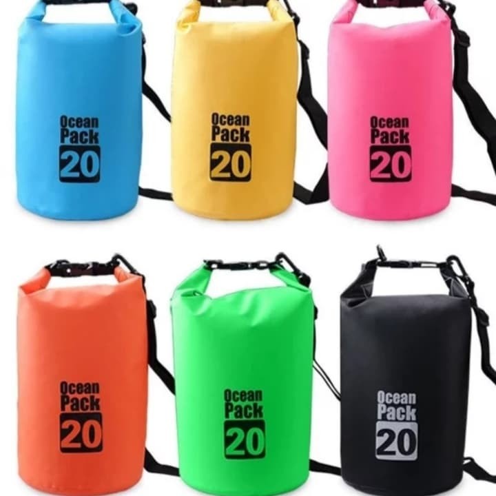 Jual Dry Bag 20 L Liter Tas Anti Air 20 Liter Ocean Pack Berkwalitas Tebal Murah | Shopee Indonesia