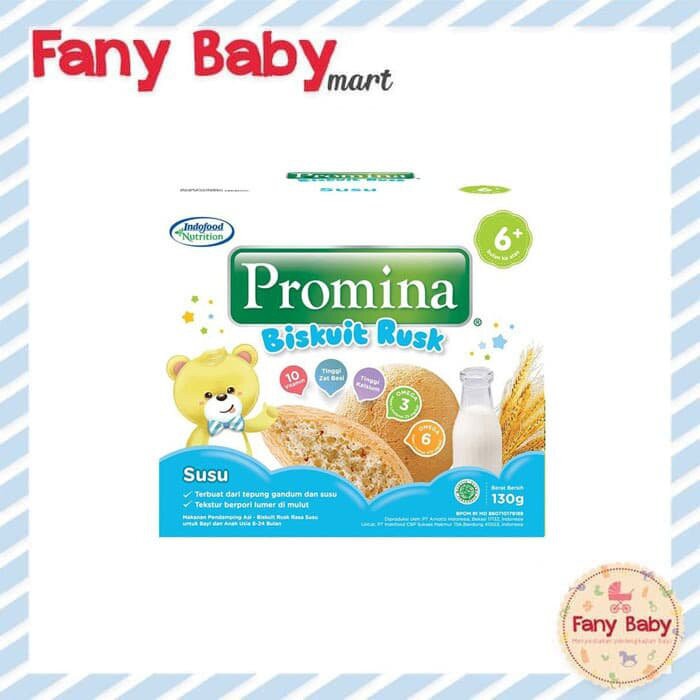 Jual PROMINA BISCUIT RUSK MILK 130G | Shopee Indonesia