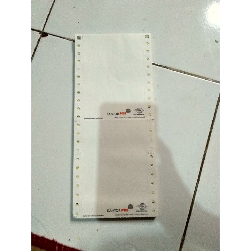 Jual Kertas resi pos resmi ada logonya 1910 lembar 2ply | Shopee Indonesia