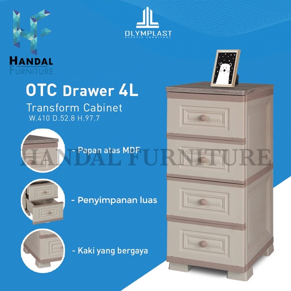 Jual Laci Modern Olymplast Transform Cabinet Drawer Serbaguna OTC Drawer 4L | Shopee Indonesia