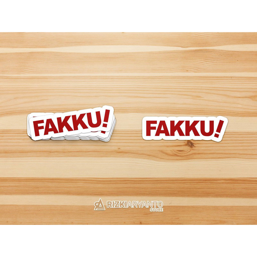 Jual Sticker - Stiker Logo Fakku Wordmark untuk PC Laptop HP dll ...