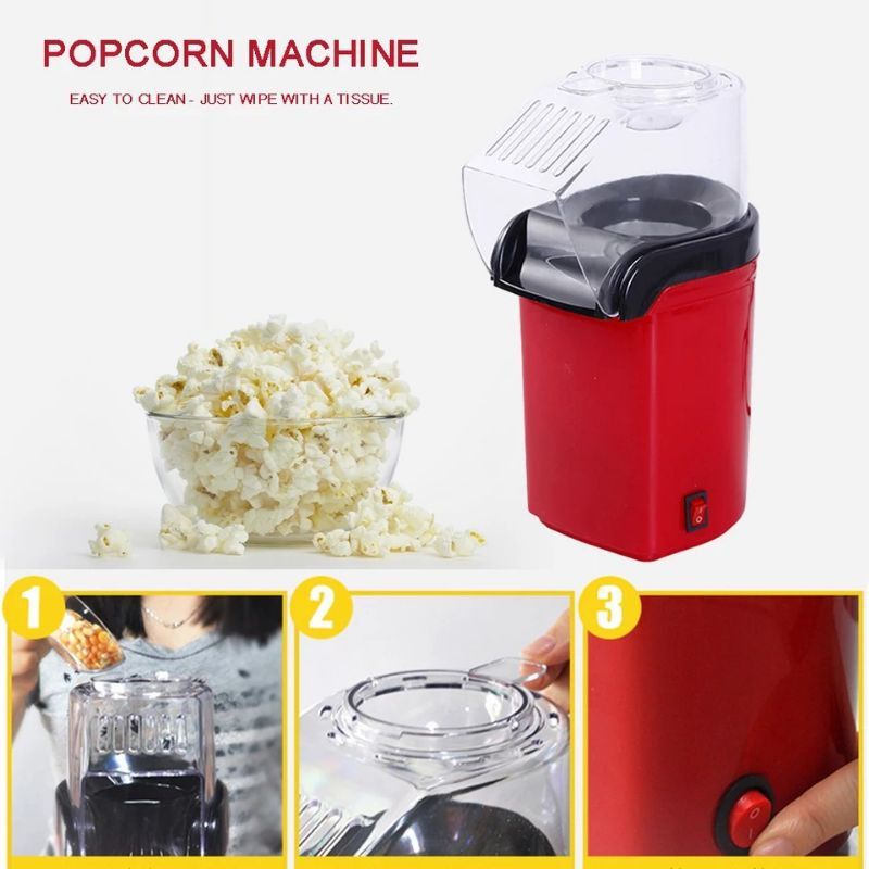 Jual HS12 MESIN POPCORN Maker MINI -.OIL FREE/ MESIN PEMBUAT POPCORN ...