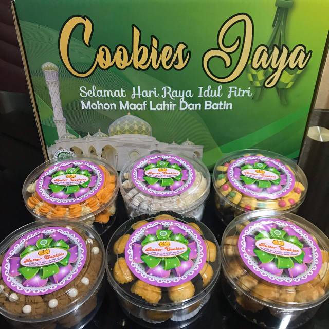 Jual Paket kue Lebaran Cookies Jaya isi 6 Jenis | Shopee Indonesia
