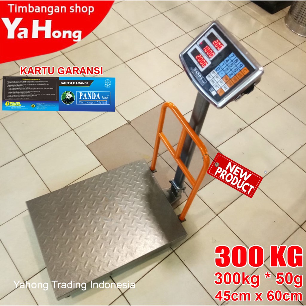 Jual Timbangan Digital 300kg Timbangan Barang Paket Sembako PANDA SCALE ...