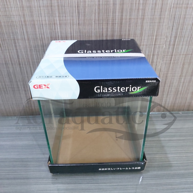 Jual AQUARIUM GEX GLASSTERIOR 200 UK. 20X20X24 CM AKUARIUM KACA GLASS | Shopee Indonesia