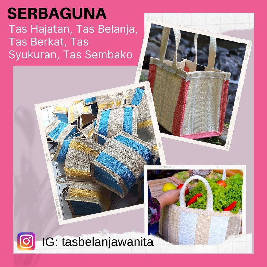 Jual (Ramah Lingkungan), Tas Sembako, Tas Belanja, Webbing Bag | Shopee ...
