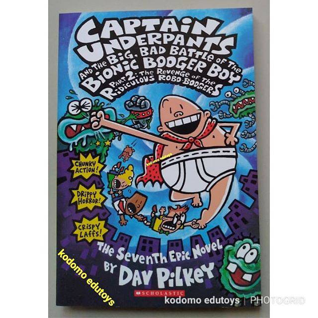 Jual Captain Underpants and the Big,Bad Battle of the Bionic Bodger Boy ...