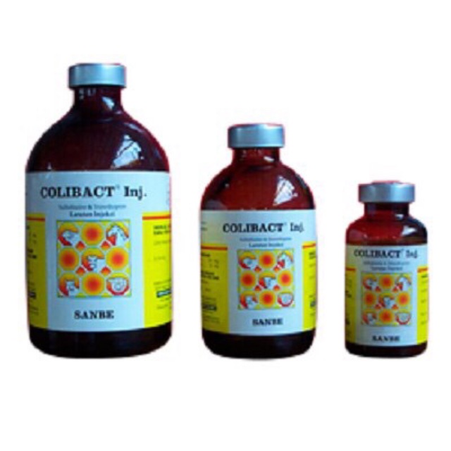 Jual Sanbe Farma / Colibact Inj 100 ml / Obat Antibiotik Hewan Diare ...