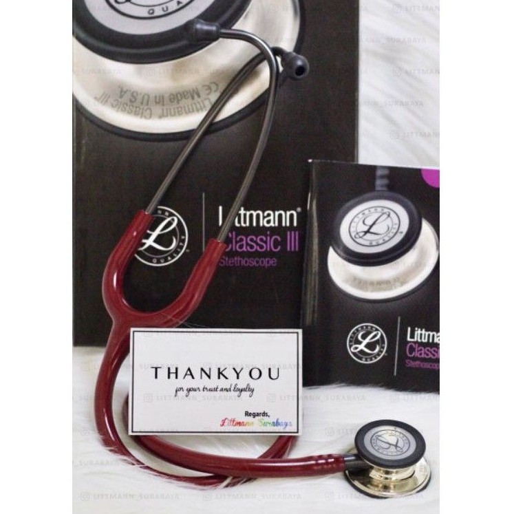 Jual Littmann Classic III Burgundy Champagne Original Garansi 3M ...