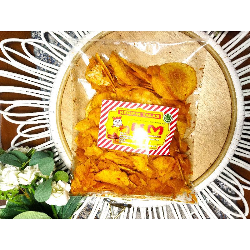 Jual Keripik balado taleh/Talas 250 gram | Shopee Indonesia