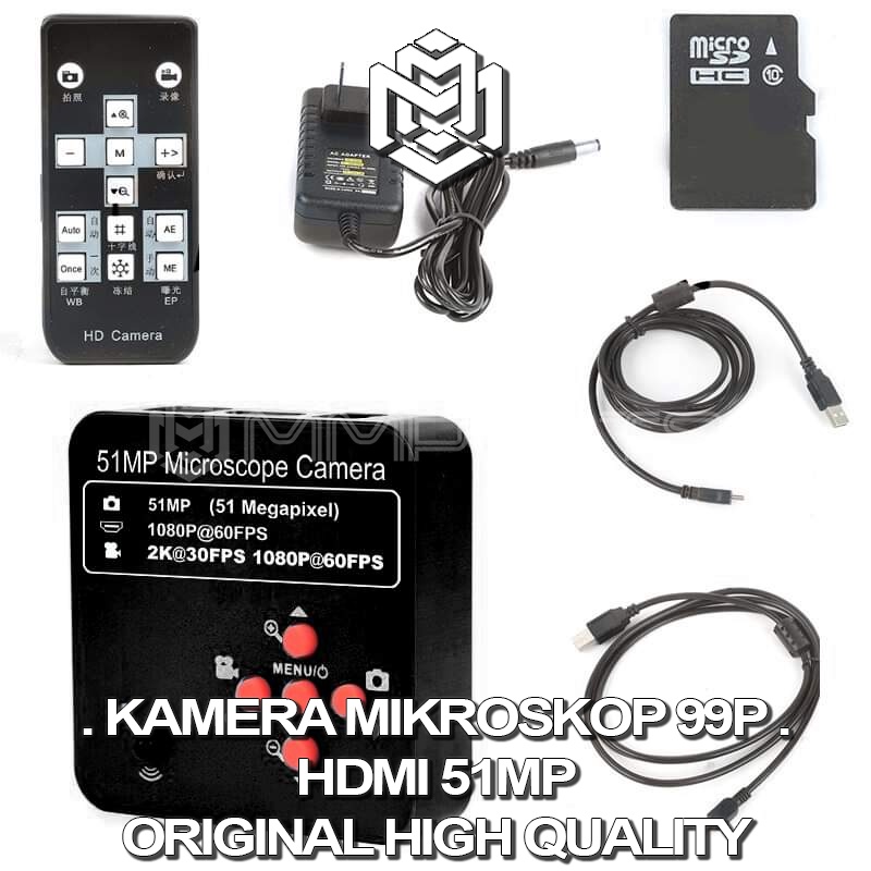 Jual Kamera Mikroskop HDMI 51Mp / Kamera Camera Microscope 51MP FULL HD ...