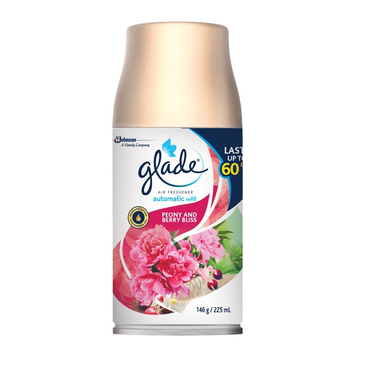Jual Glade Matic Spray Air Freshener Peony & Berry Bliss Refill 146 gr ...