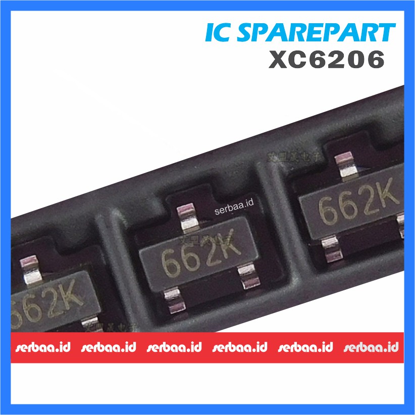 Jual XC6206P332MR 3.3V 662K SOT-23 three-terminal regulator chip XC6206 ...