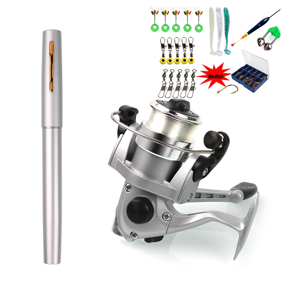 Jual Joran Pancing Set Mini Joran Kail Alat Pancing Pulpen Pancingan ...
