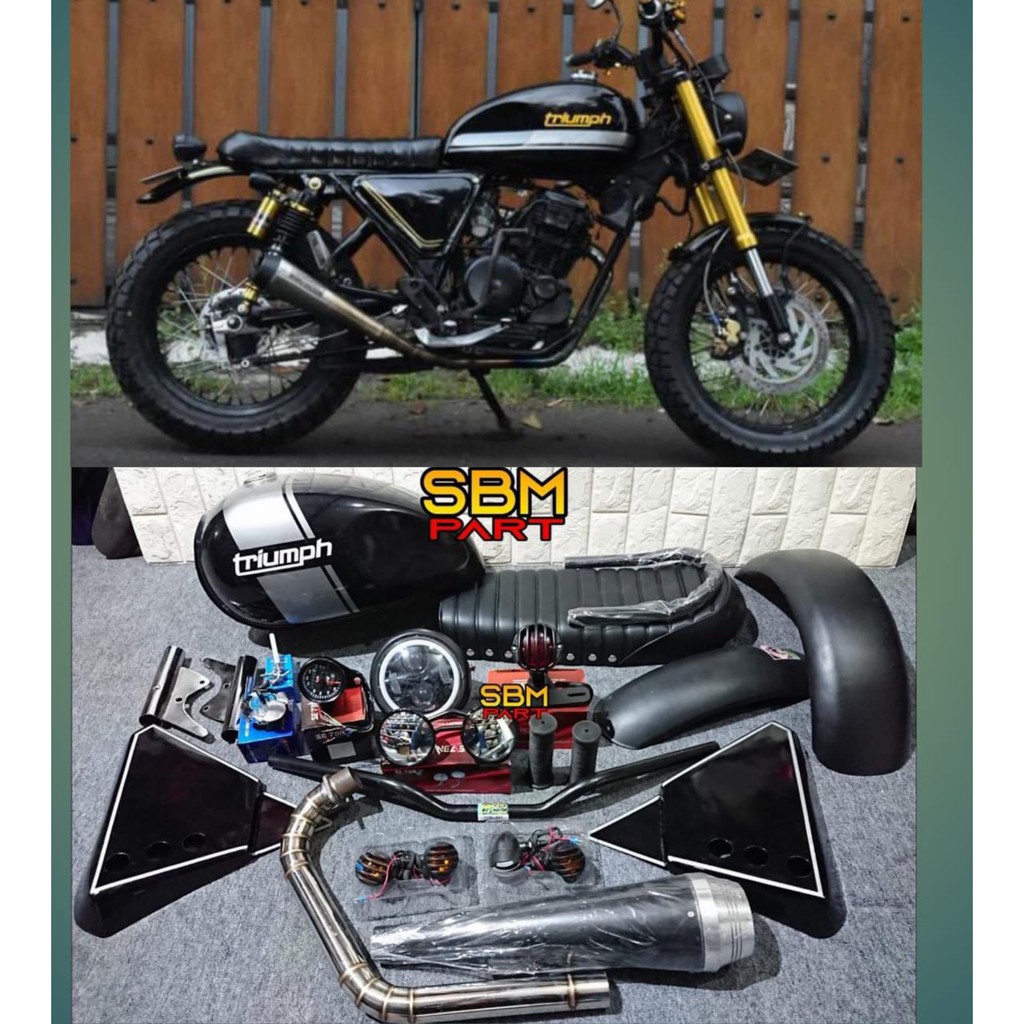 Jual PAKET JAPSTYLE SCORPIO , TIGER, MEGAPRO , THUNDER 125 , GL ...